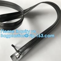 China Airtight Slider Zipper, TPU Weldable Isolation For Diving Suit, TPU Coated Tape, Resin Teeth, Metal Slider. for sale