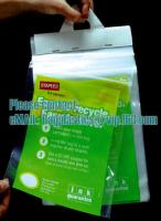 China Recyclable Biodegradbale Food Packaging Zipper Zip lockk Bag Reusable Freezer Storage Zip Lock Bags For Fridge for sale