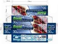 China Lock Fresh, Seal Fresh, Slider Zipper Bags, Freezer Bags, Food Grip Seal, Enssential Housewares, Tramontina for sale