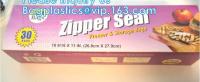 China zip Slider Lock Seal Bags, Zipper Seal Food Bags, Single Double Slider Sealing, multi function bags, pacrite for sale