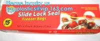 China zip Slider Lock Seal Bags, Zipper Seal Food Bags, Single Double Slider Sealing, multi function bags, pacrite for sale