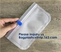 China PEVA, Silicone, Reusable Storage Resealable Freezer Food Bags, Leak Proof Zip lockk Airtight lunch Container for sale
