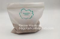 China Biodegradable compostable Double Zipper Bag Ldpe Cartoon Zip lockk Bag With Logo, Shoes & clothing, APPAREL for sale