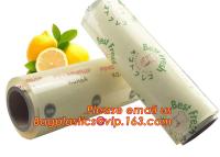 China Biodegradable Food Wrap, PE PVC Cling Film, PLA Cling Wrap With Slide Cutter, Alu Foil Roll, Parchment for sale
