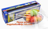 China Biodegradable Food Wrap, PE PVC Cling Film, PLA Cling Wrap With Slide Cutter, Alu Foil Roll, Parchment for sale