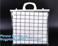 China Clothes Storage Bag, Makeup Organizer With Reinforced Handle, Vinyl Storage Bags, Dual Zippers, Moving Totes for sale