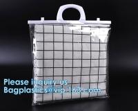China Clothes Storage Bag, Makeup Organizer With Reinforced Handle, Vinyl Storage Bags, Dual Zippers, Moving Totes for sale