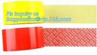 China labeling tape, Number Transfer Warranty Clothing With Series Number Void Seal Tamper Evident Security Tape for sale