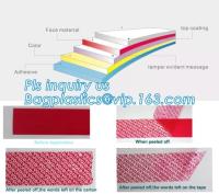 China labeling tape, Number Transfer Warranty Clothing With Series Number Void Seal Tamper Evident Security Tape for sale