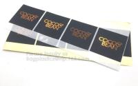China Die Cut Foil stamping, Waterproof Vinyl PVC Custom Logo Sticker Label, matte finish, PP label, PET sticker for sale