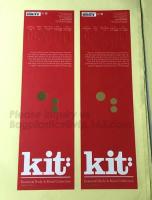 China Die Cut Foil stamping, Waterproof Vinyl PVC Custom Logo Sticker Label, matte finish, PP label, PET sticker for sale