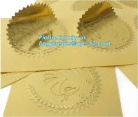 China Die Cut Foil stamping, Waterproof Vinyl PVC Custom Logo Sticker Label, matte finish, PP label, PET sticker for sale