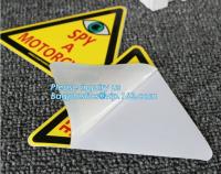 China Die Cut Foil stamping, Waterproof Vinyl PVC Custom Logo Sticker Label, matte finish, PP label, PET sticker for sale