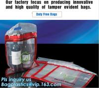 China ICAO Duty Free Packaging, STEBs Bags, Custom Airport Store, Retail Shop Security Bags, Tamper Evident Proof for sale