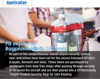 China ICAO Duty Free Packaging, STEBs Bags, Custom Airport Store, Retail Shop Security Bags, Tamper Evident Proof for sale