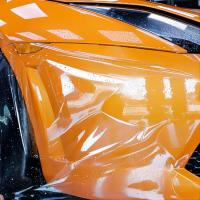 China Good Toughness Stretchable Automotive Paint Protection Film Transparent for sale