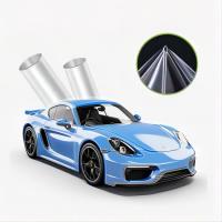 China Self Healing Scratch Black TPU PPF Film 1.52*15m Car Paint Wrapping 130μm 42N Tear strength for sale