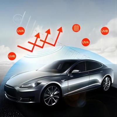 China 70% Heat Rejection Sun Control Car Window Film Dual Layer Glare Reducing 2 Mil for sale