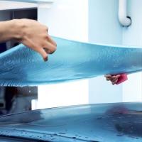 China 7.5mil High Hydrophobic Car Sunroof Film Anti Scratch Transparent Glossy TPU PPF for sale