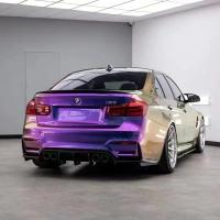 China Wholesale Tpu Green Color Car Color Change Film Wrap Film Custom Color TPU glitter auto wrap film for sale