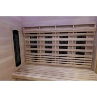 China Luxury 4 Person Low EMF Carbon Panel Heater Home Infrared Sauna with WiFi Bluetooth Control for sale