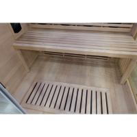 China Luxury 4 Person Low EMF Carbon Panel Heater Home Infrared Sauna with WiFi Bluetooth Control for sale