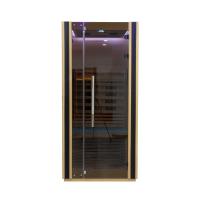 China 1 Person Full Spectrum and Carbon Heater Indoor Wooden Infrared Sauna 90x90x190cm for sale