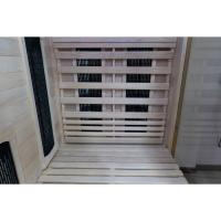 China 1 Person Full Spectrum and Carbon Heater Indoor Wooden Infrared Sauna 90x90x190cm for sale