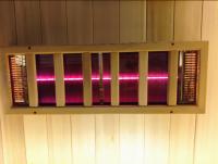 China Full Spectrum Infrared Sauna Room 2 Person Red Light Far Near Middle Hemlock Wood for sale