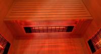 China Luxury Full Spectrum Infrared Sauna Room 2-Person 1800W Hemlock Wood Private Therapy for sale