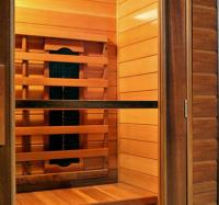China Custom 2 Person Far Infrared Sauna Room Hemlock Wood Full Spectrum Carbon Heating 60°C for sale