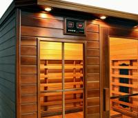 China Custom 2 Person Far Infrared Sauna Room Hemlock Wood Full Spectrum Carbon Heating 60°C for sale
