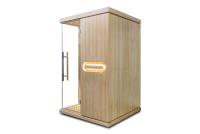 China 2 Person Far Infrared Dry Sauna Room 120x130x200cm Hemlock Wood WiFi Control Panel 1800W for sale