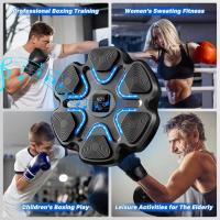 China Wall Mounted Music Boxing Machine Bluetooth Smart Boxing Target With LED Display for sale