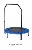 China MG 12FT Outdoor Trampoline with Enclosure and Ladder Black PE Safety Net for sale