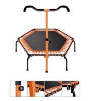China MG 12FT Rust Corrosion Resistant Outdoor Trampoline for Kids and Adults Black PE for sale