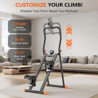 China Compact Home Gym Stair Stepper Climber Machine 3 Level Adjustable Resistance 300 lbs Capacity for sale