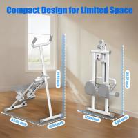 China Home Gym Stair Stepper Machine Resistance Foldable Stepper Climber Exercise Machine for sale