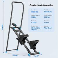 China Space Saving Home Stair Stepper With Handlebar Stepper Climber Exercise Machine for sale