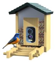China 1.5L Smart Bird Feeder with 5MP Camera and Squirrel Repellent for sale
