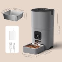 China Smart Pet Feeder 5L Capacity WiFi App Remote Timed Feeding 2K Camera Privacy Protection for sale