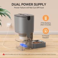 China Smart Pet Feeder 5L Capacity WiFi App Remote Timed Feeding 2K Camera Privacy Protection for sale