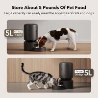 China WiFi Timed Feeding Smart Pet Food Dispenser Automatic Cat Dog Feeder 2K Camera 4L for sale