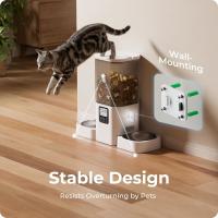 China Smart WiFi Automatic Cat Dog Feeder 2K 130 Degree Wide Angle Monitoring 4L Capacity for sale