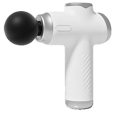 China Adjustable Speed Percussion Massager Gun 3200 RPM 12mm with 3 Massage Heads for sale