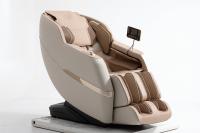 China Smart Massage Chair with Graphene Heat Therapy 5 Year PU Leather Bluetooth Wheeled for sale