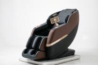 China Smart Massage Chair with Graphene Heat Therapy 5 Year PU Leather Bluetooth Wheeled for sale