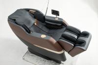 China Smart Massage Chair with Graphene Heat Therapy 5 Year PU Leather Bluetooth Wheeled for sale
