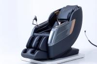 China Intelligent Luxury 3D Dual Rail Full Body Massage Chair with 7 Inch LCD and Zero Gravity for sale