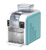 China Compressor Cooling Ice Smoothie Machine 15L Capacity Auto Clean Adjustable Ice Maker for sale